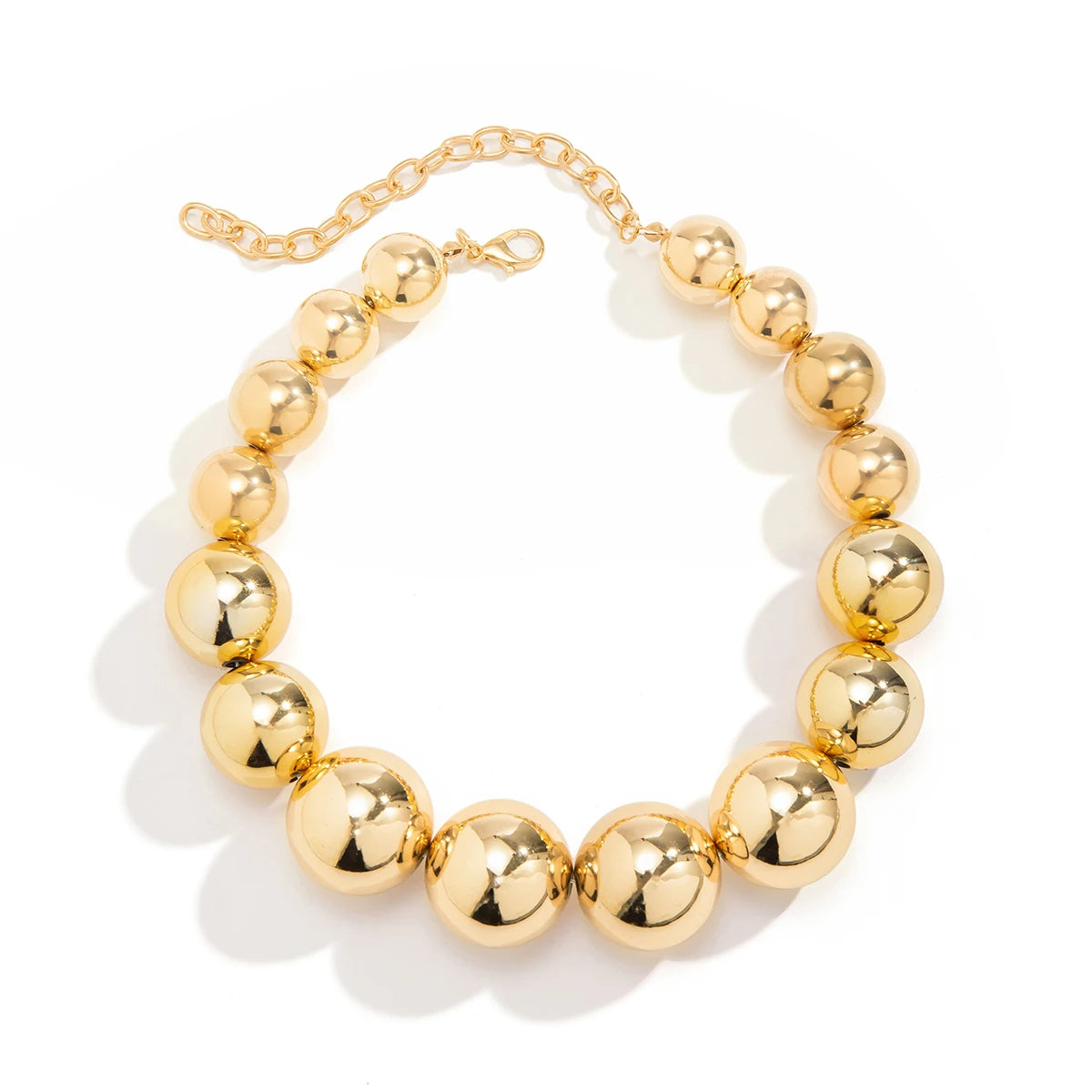 Colar Bolas Douradas – Prestige Joias